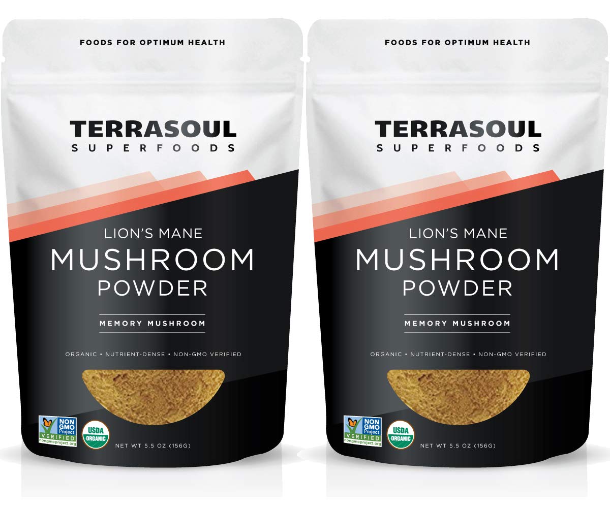 organic lion's mane mushroom powder