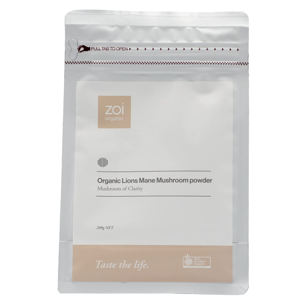 organic lion's mane mushroom powder