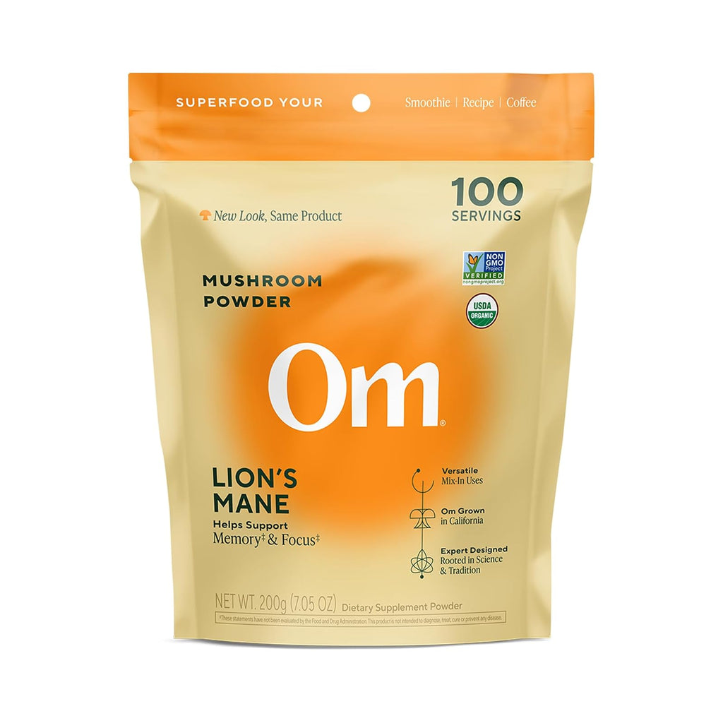 organic lion's mane mushroom powder
