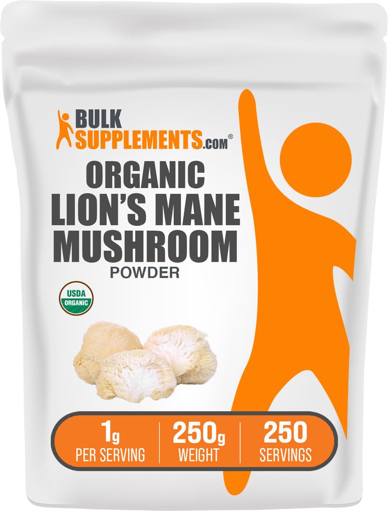 organic lion's mane mushroom powder