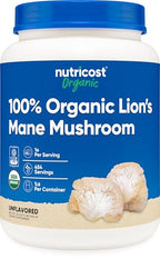organic lion's mane mushroom powder