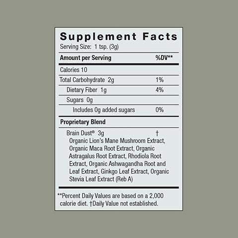 organic lion's mane mushroom powder