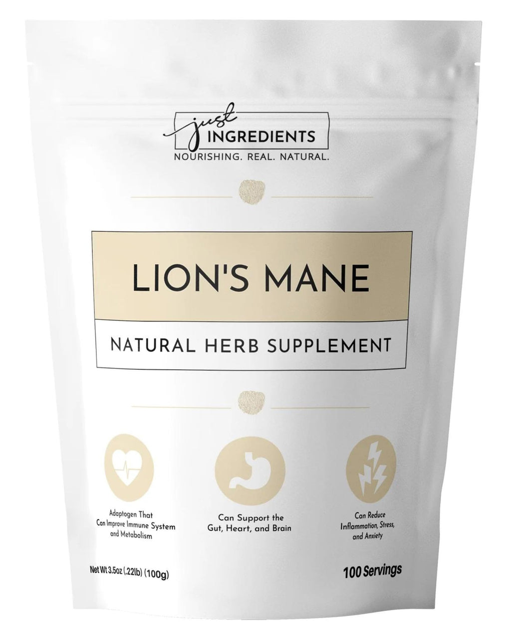 organic lion's mane mushroom powder