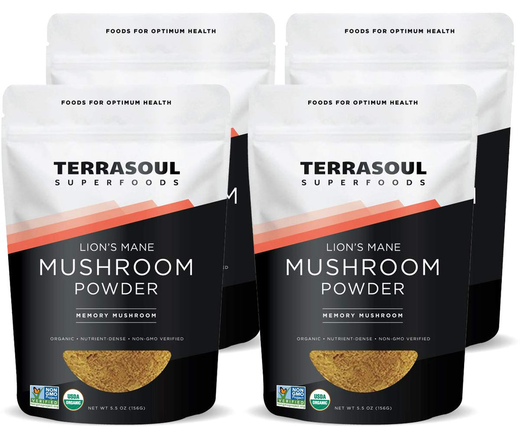 organic lion's mane mushroom powder