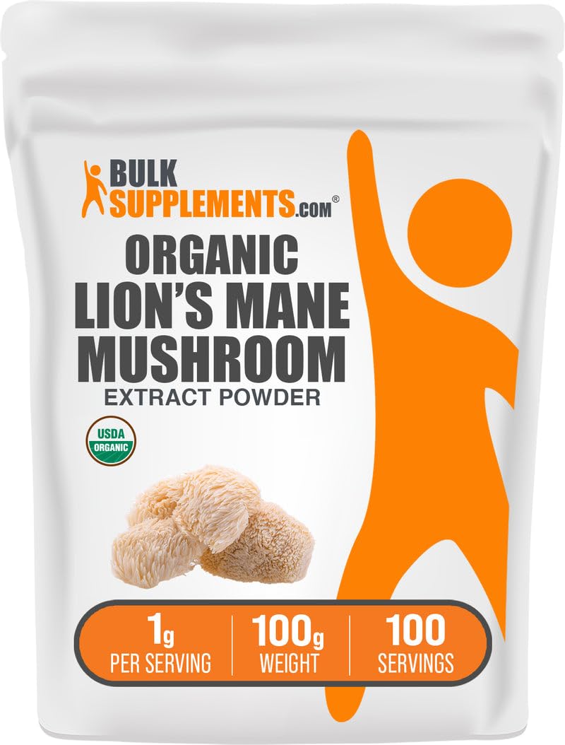 organic lion's mane mushroom powder
