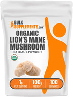 organic lion's mane mushroom powder