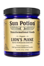 organic lion's mane mushroom powder