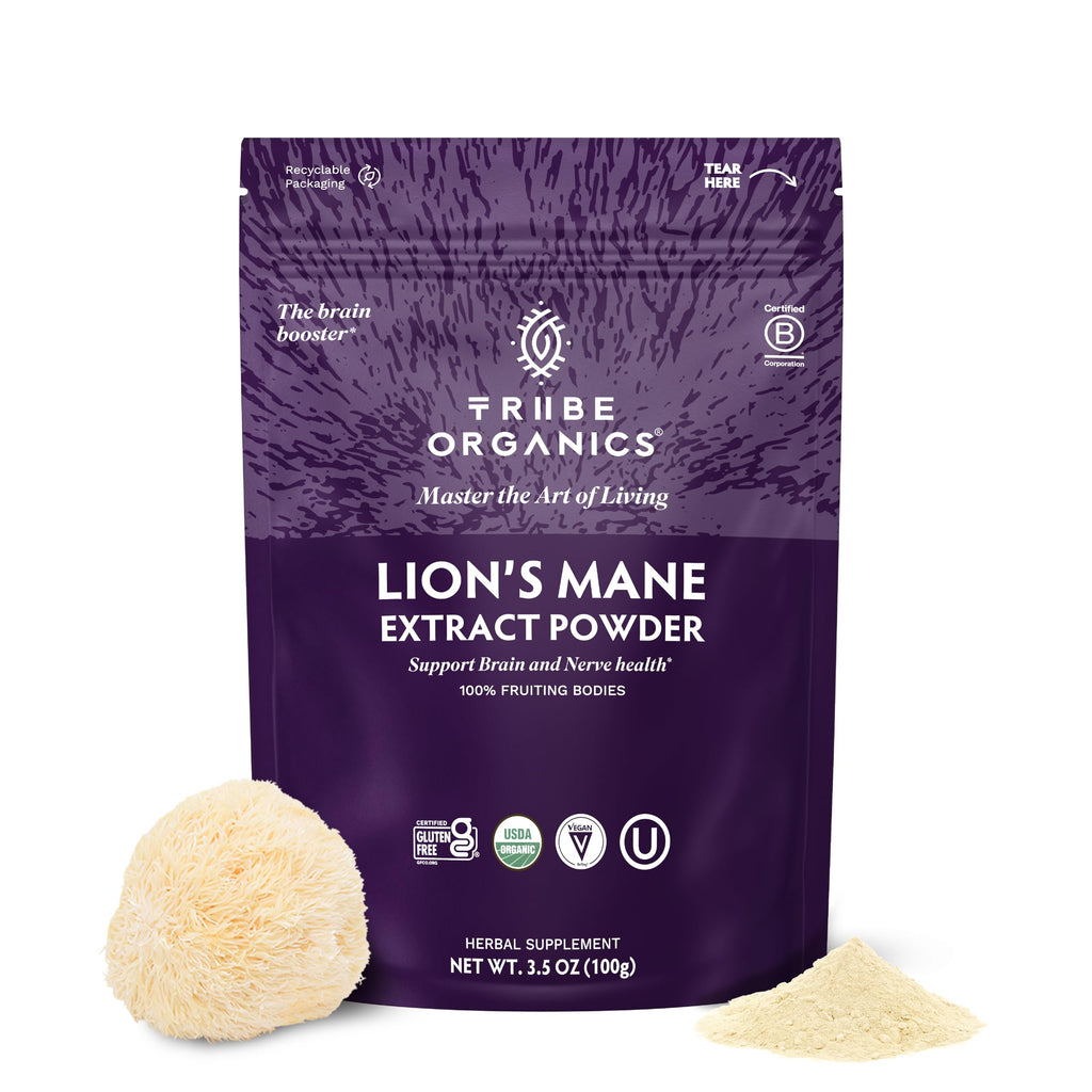 organic lion's mane mushroom powder