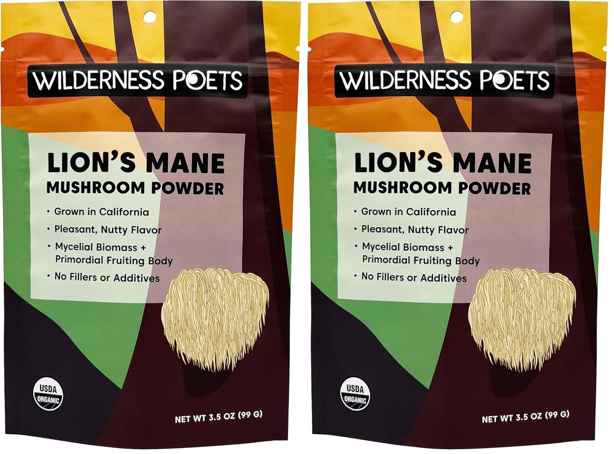 organic lion's mane mushroom powder
