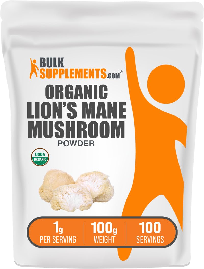 organic lion's mane mushroom powder