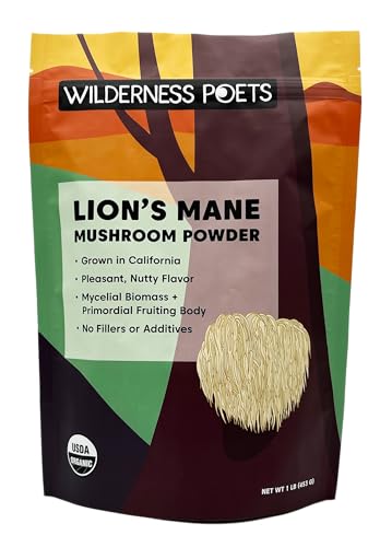 organic lion's mane mushroom powder