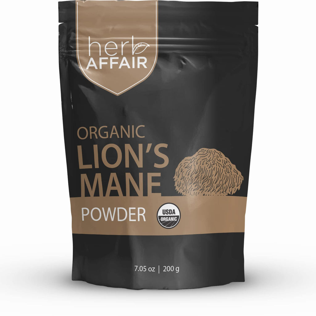 organic lion's mane mushroom powder