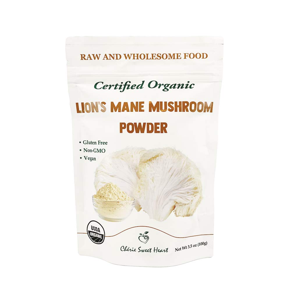organic lion's mane mushroom powder