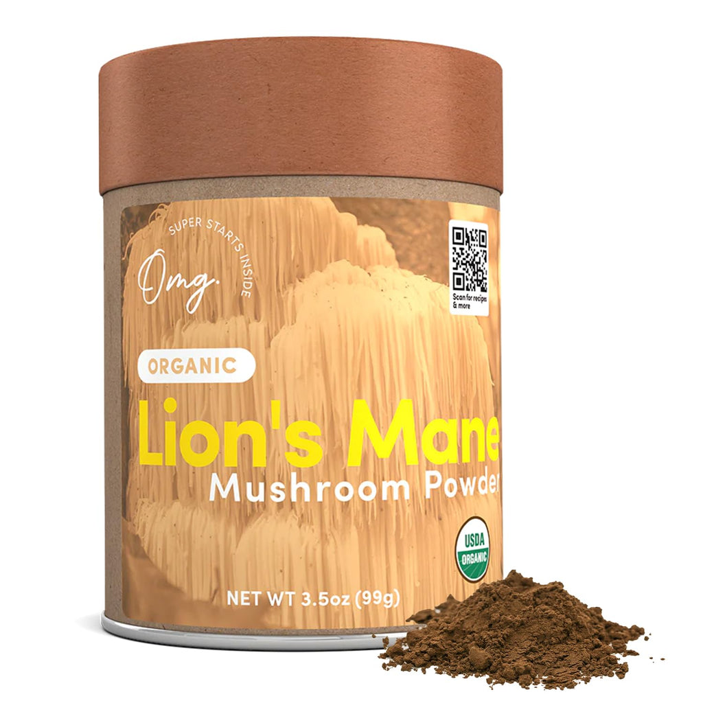 organic lion's mane mushroom powder