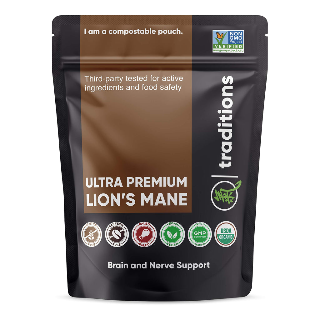 organic lion's mane mushroom supplement