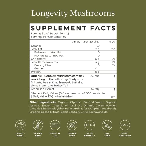 Organic Lion's Mane mushroom supplement