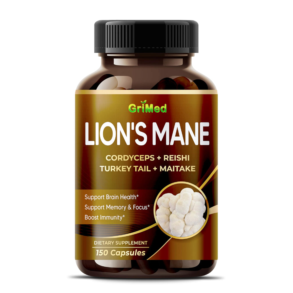 organic Lion's Mane mushroom supplement