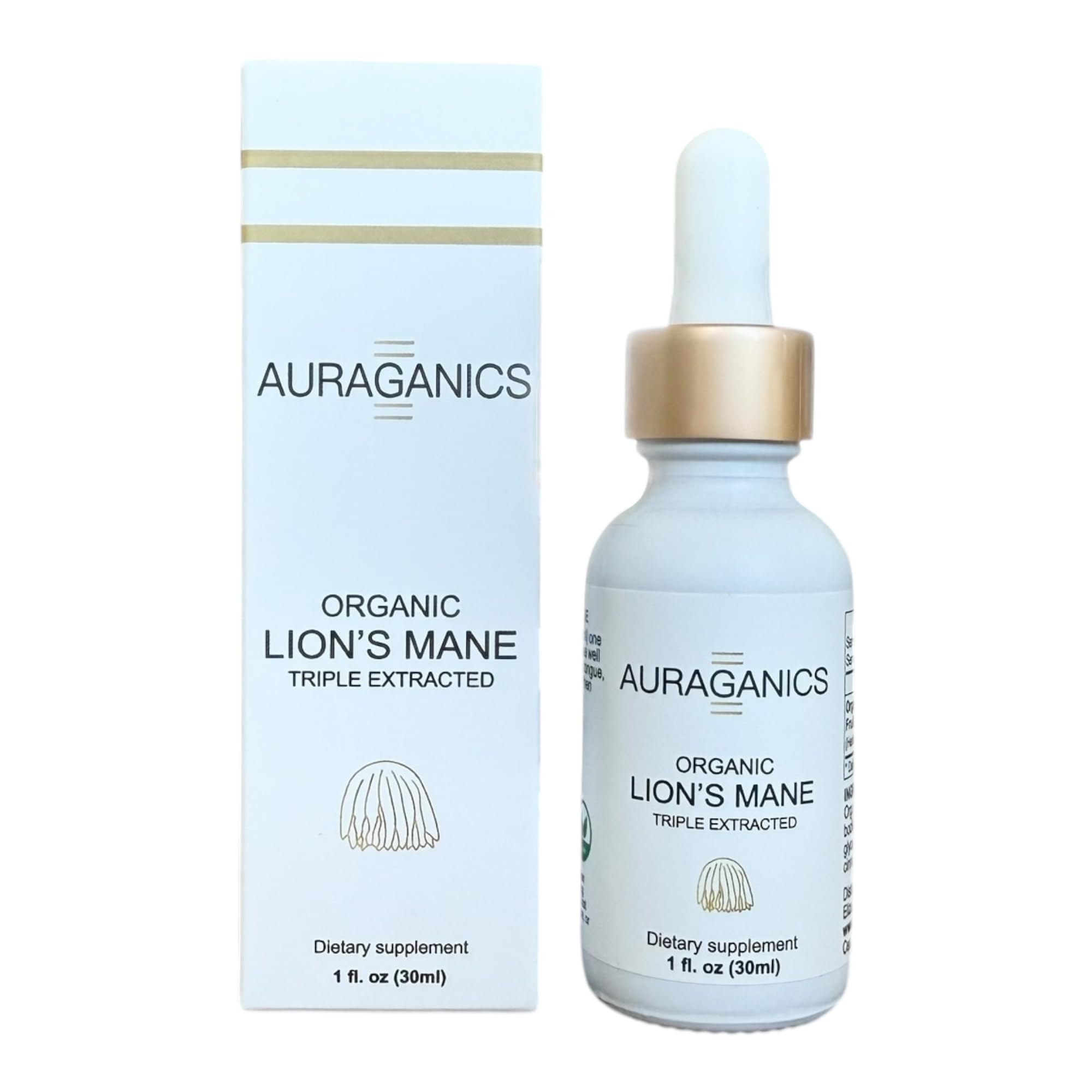 Organic Lion's Mane mushroom tincture for focus