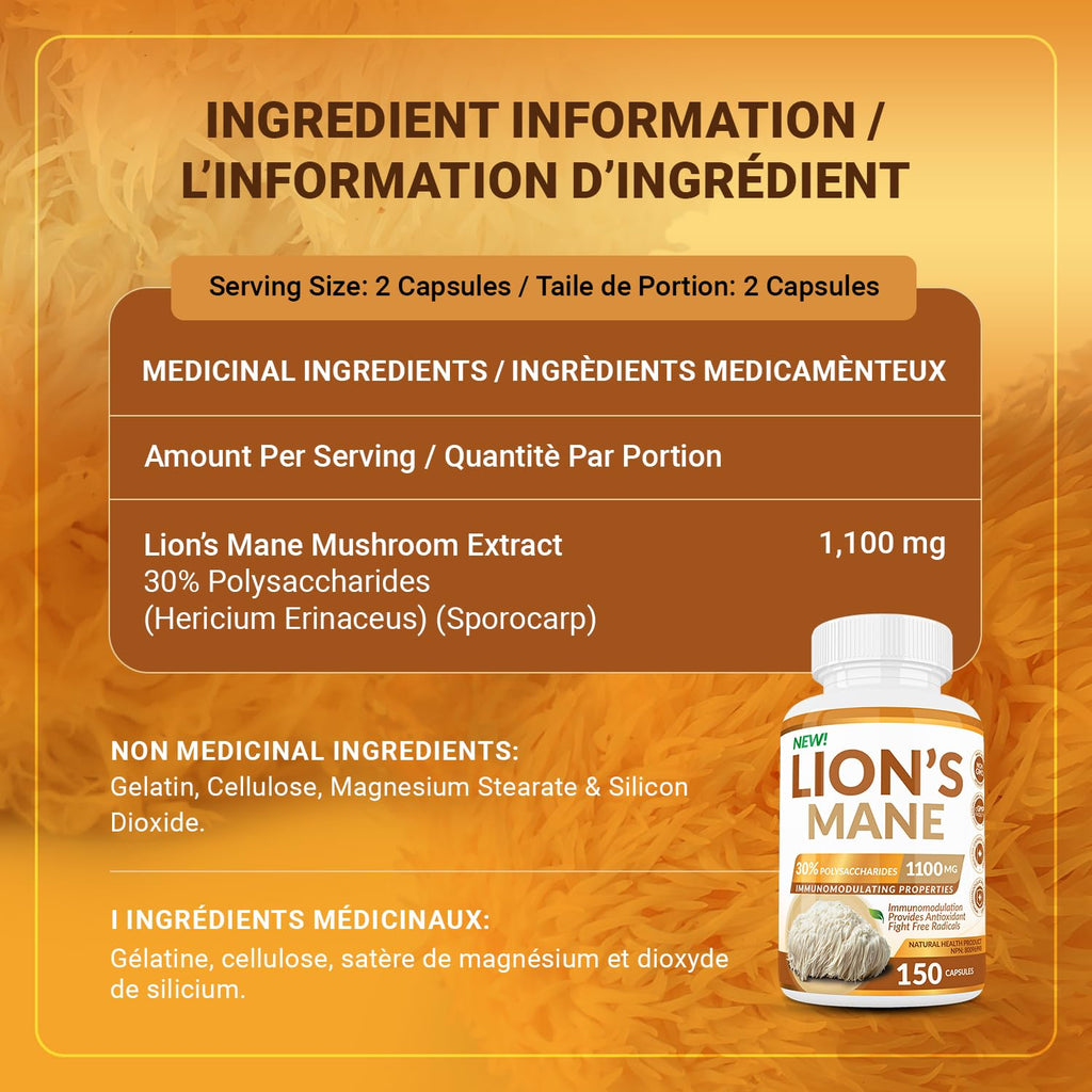 Organic Lion's Mane mushrooms available