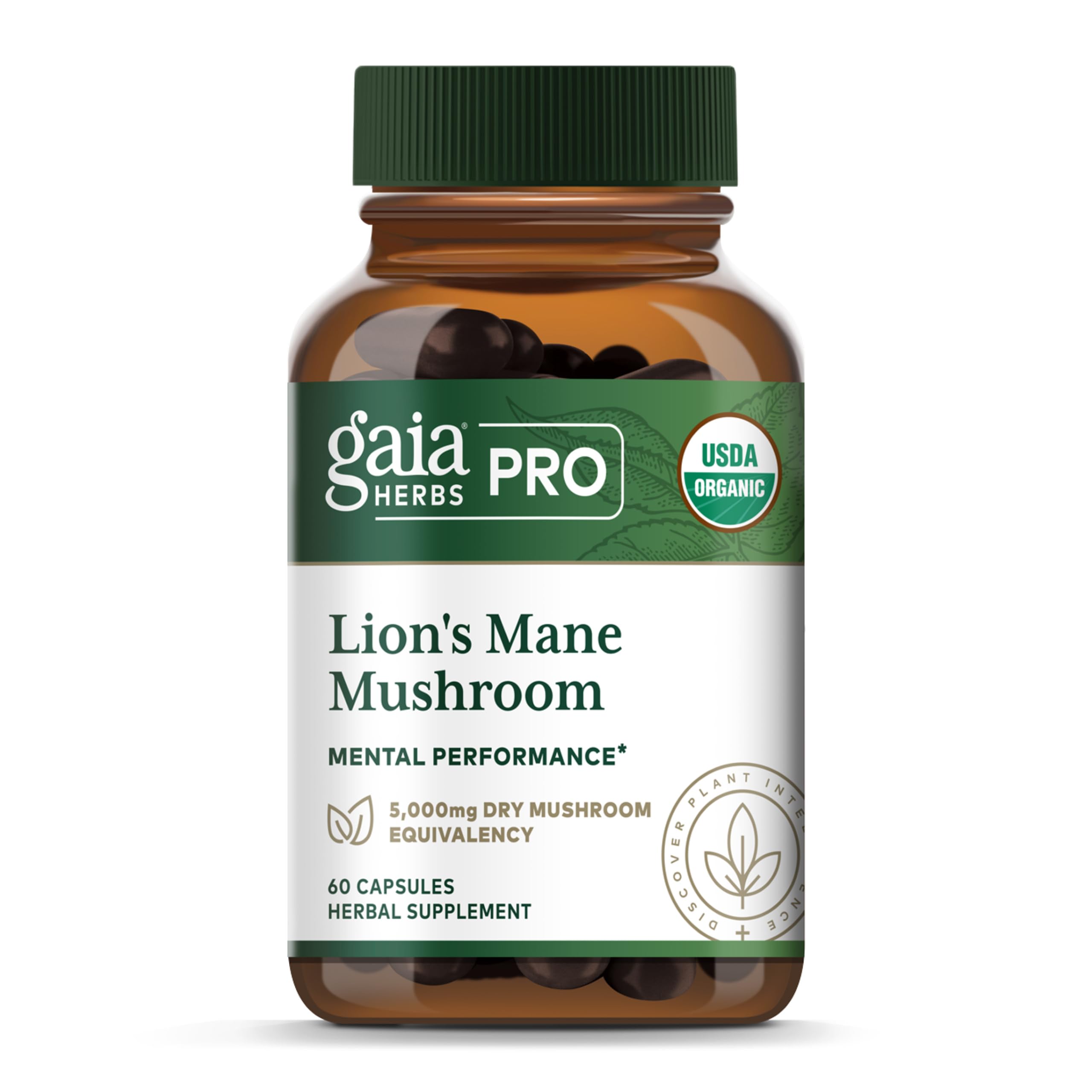 organic lion's mane mushrooms capsules