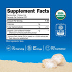 organic lion's mane powder for wellness