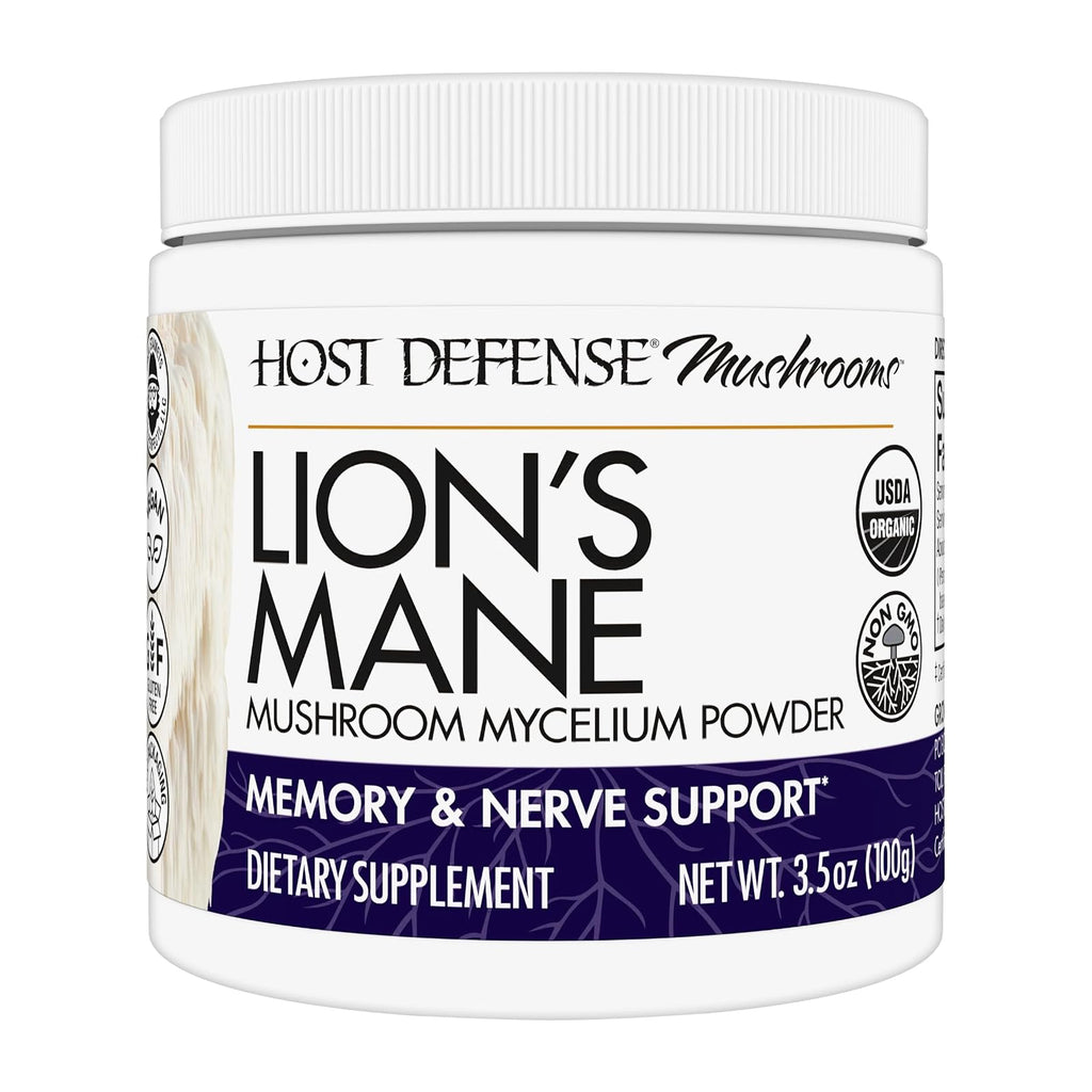 organic lion's mane powder supplement