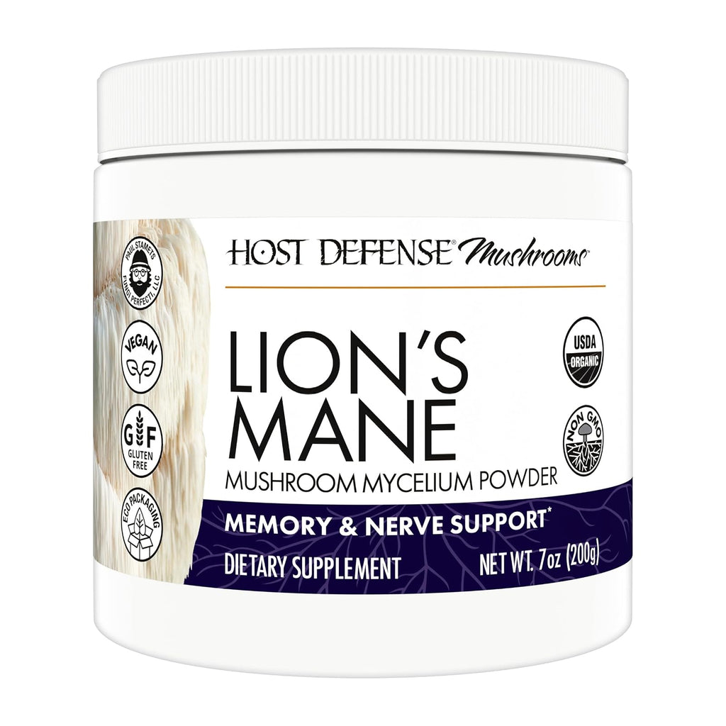 organic lion's mane powder supplement