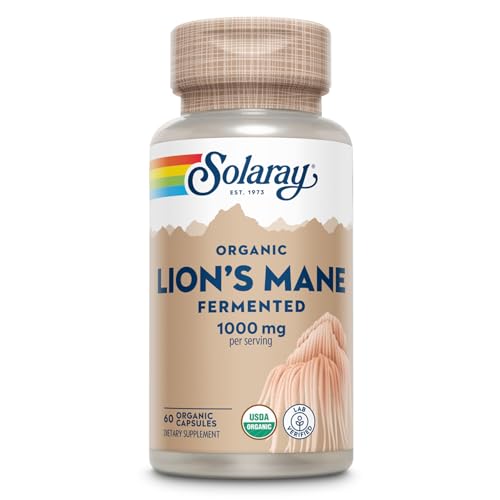 organic lion's mane supplement capsules