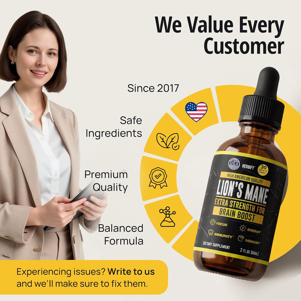 organic lion's mane tincture drops