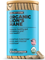 organic lion's mane veggie caps
