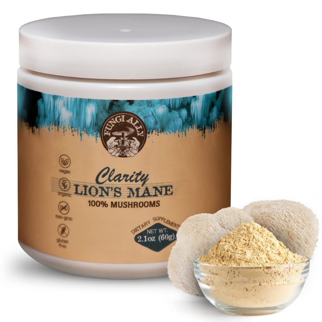 organic Lions Mane mushroom powder