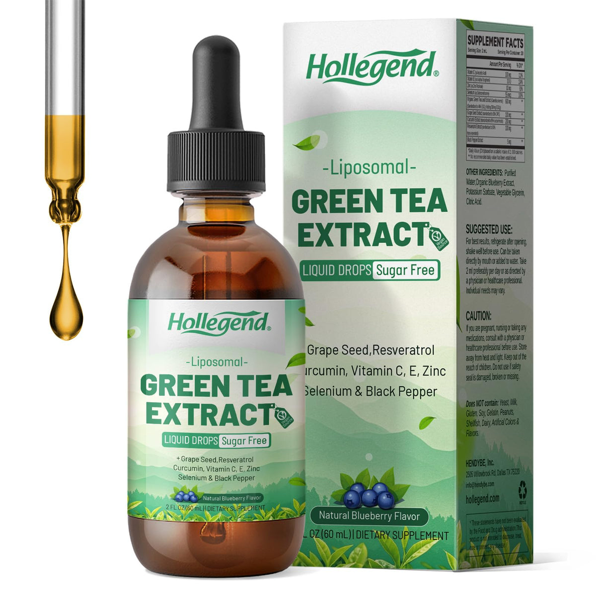 organic liposomal green tea extract