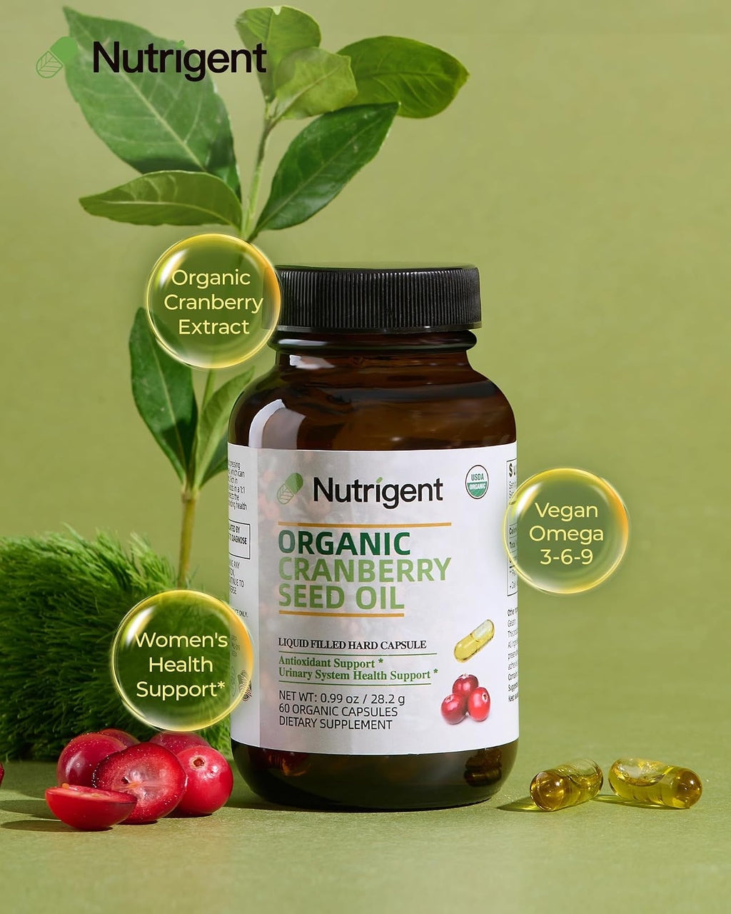 Organic liquid capsules for wellness