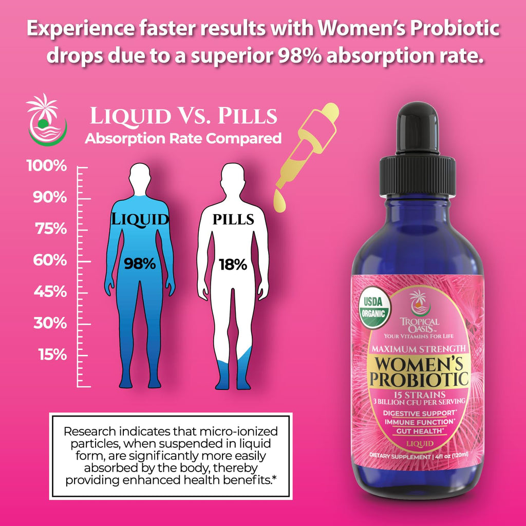 organic liquid probiotics for gut balance