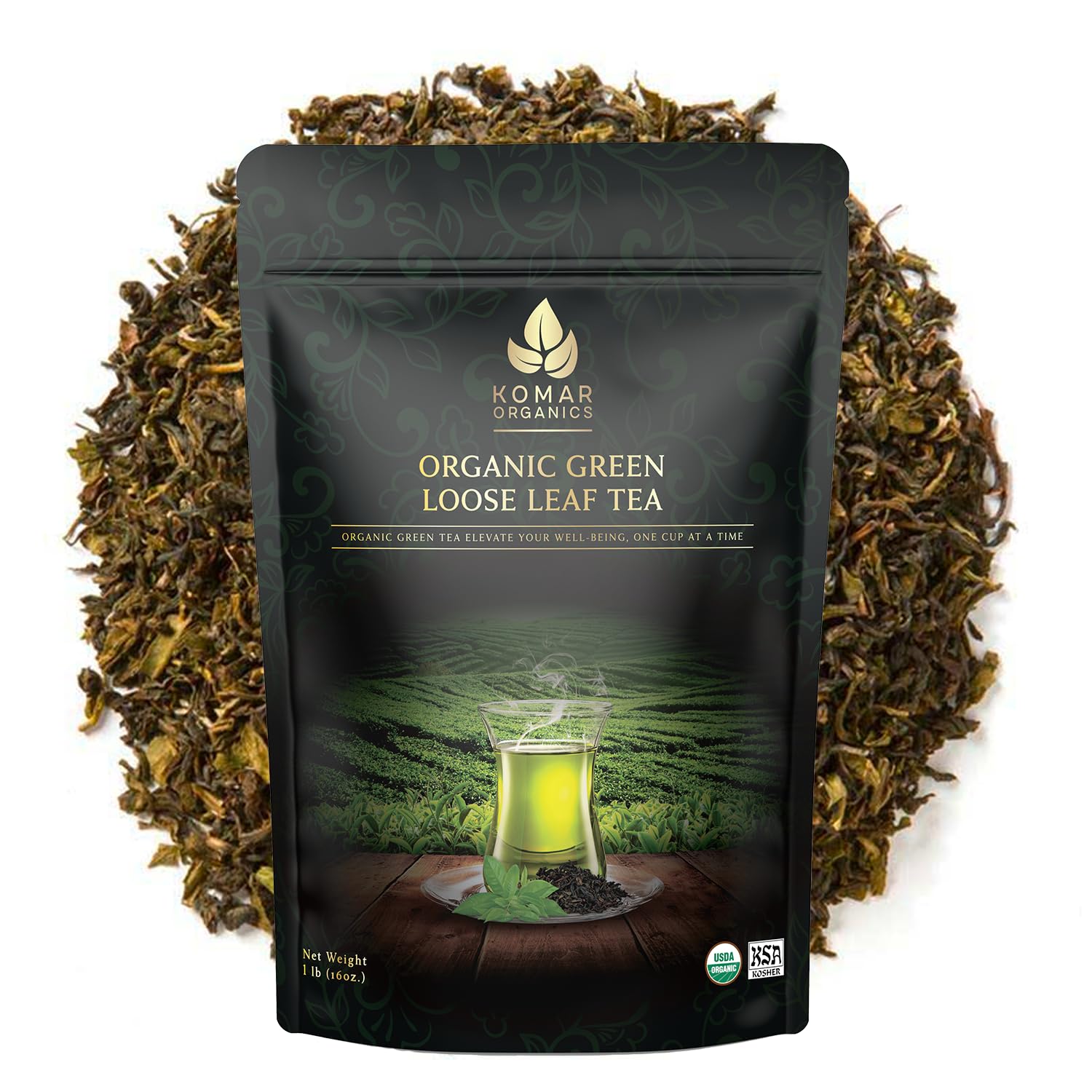 organic loose leaf green tea