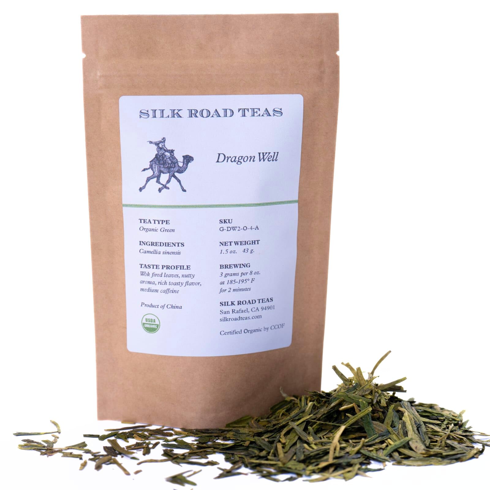 organic loose leaf green tea