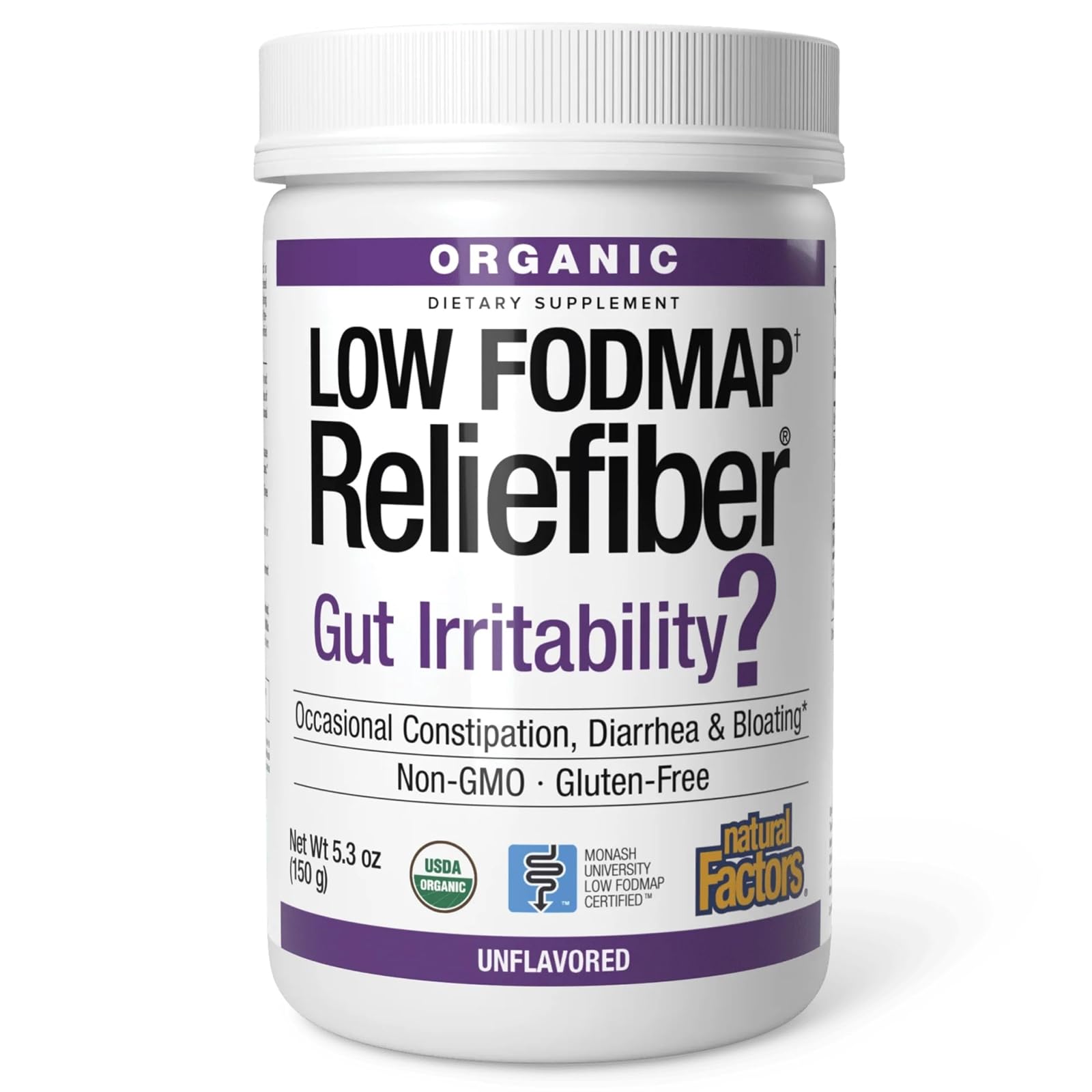 organic low FODMAP fiber supplement