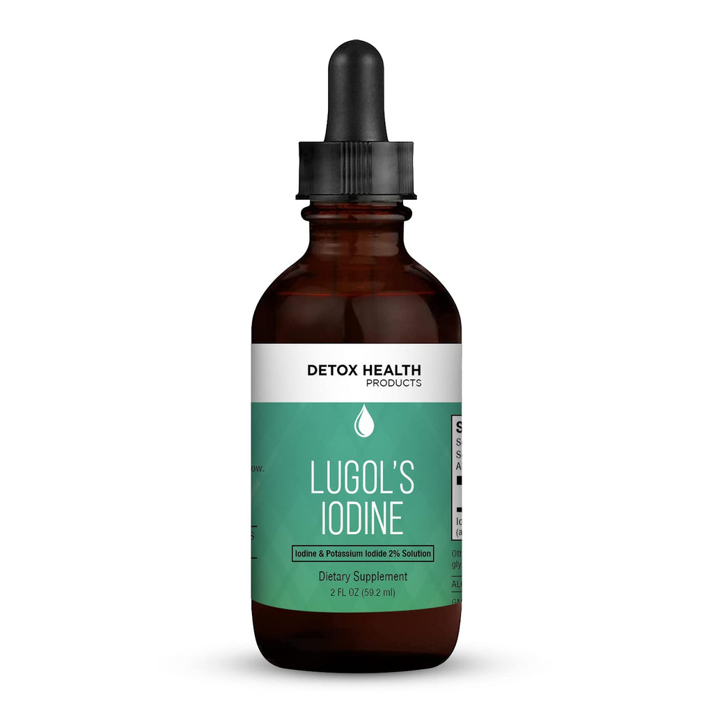 Organic Lugol's iodine drops for health
