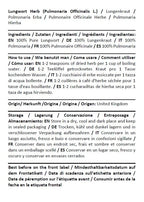 Organic Lungwort tea for soothing effects