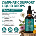 Organic lymphatic support drops