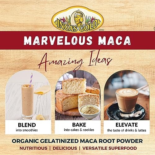 Organic maca for enhanced stamina