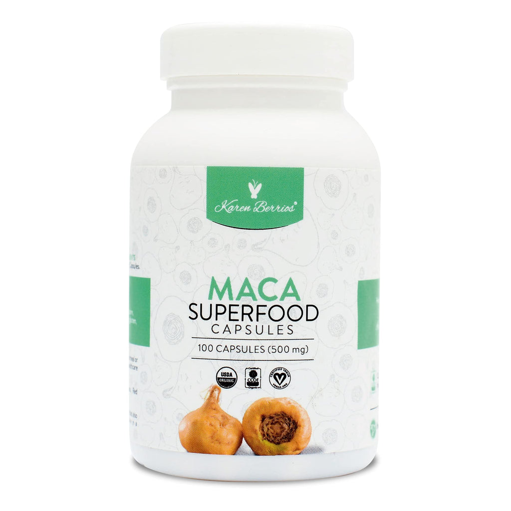 organic maca powder capsules benefits