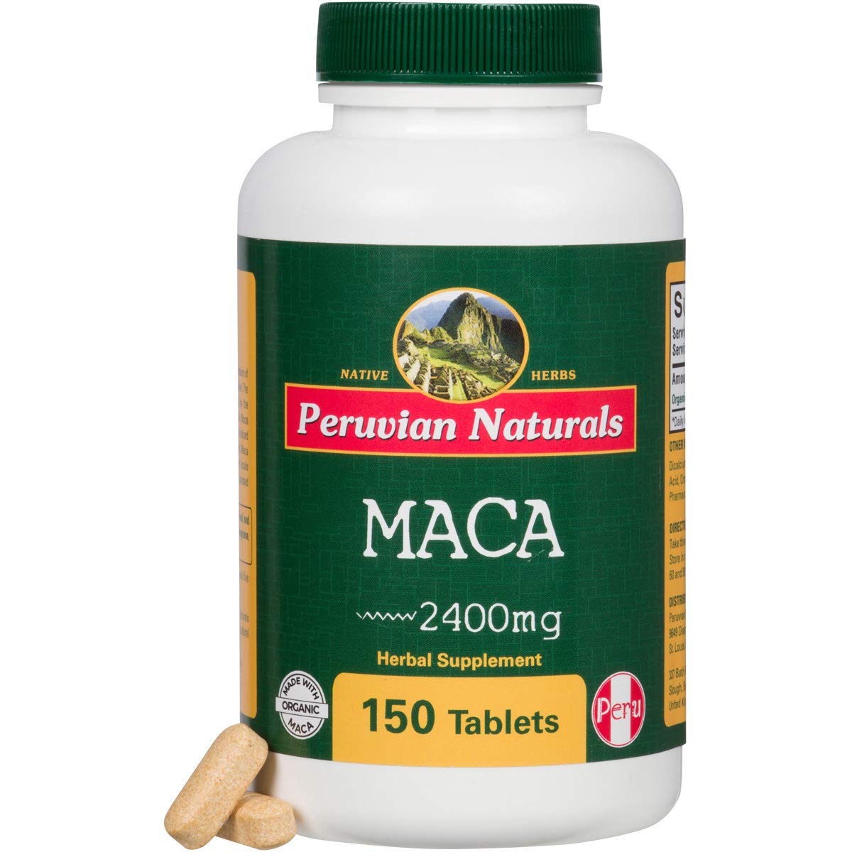 organic maca root capsules for energy