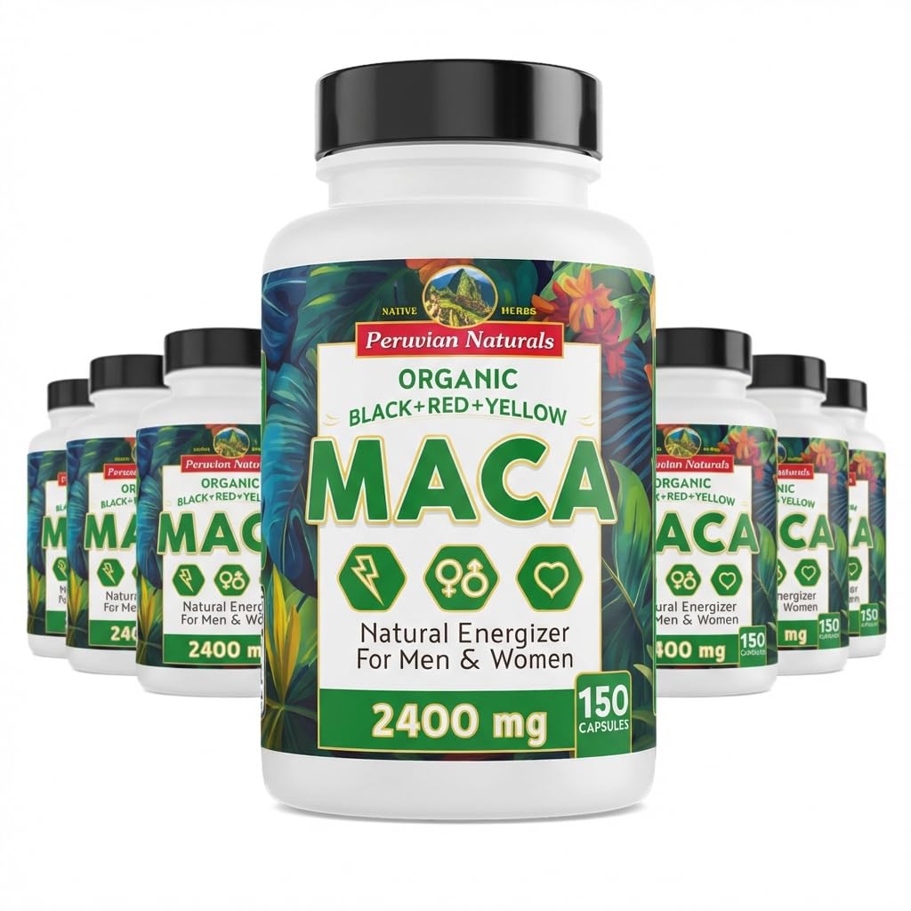 organic maca root capsules for energy
