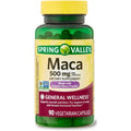 Organic maca root capsules for energy