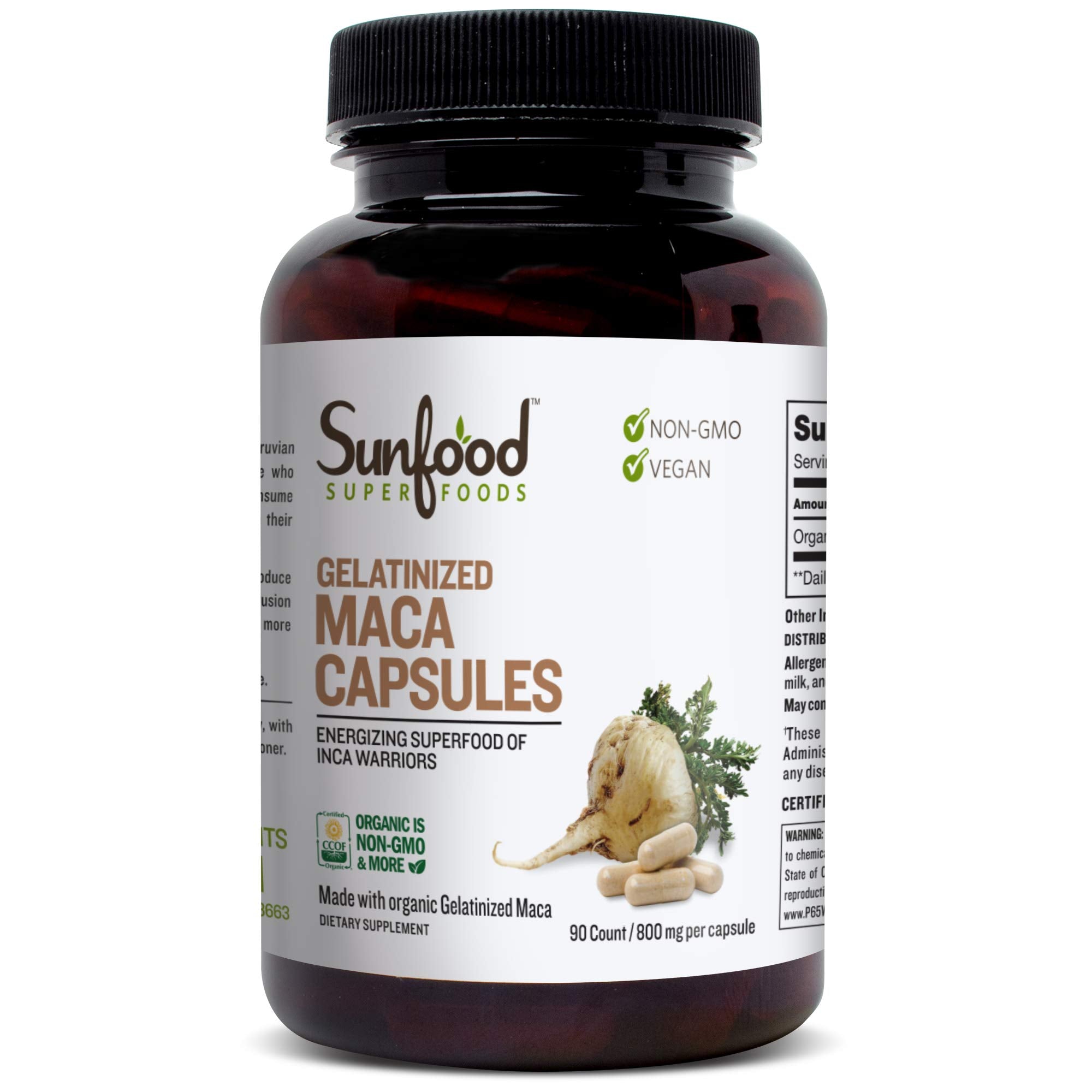 organic maca root capsules