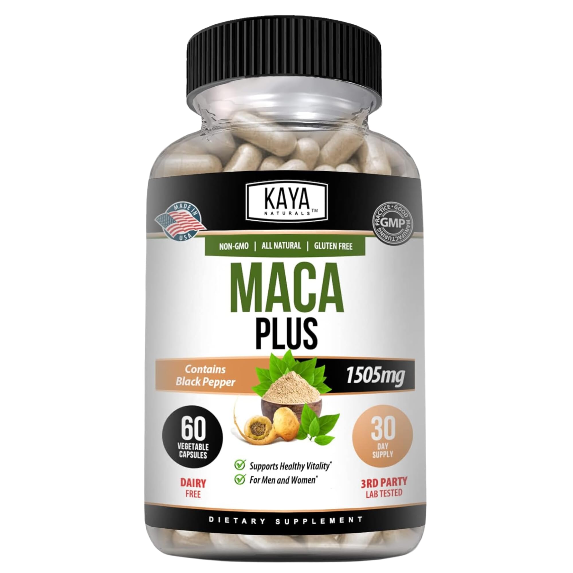 organic maca root capsules