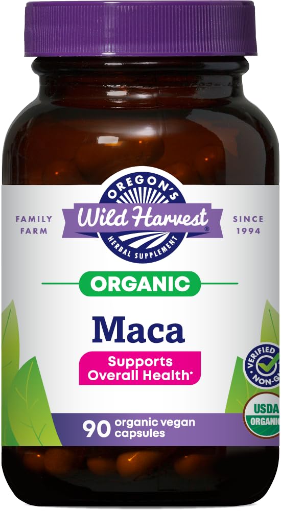 organic maca root energy capsules