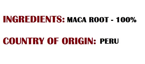 Organic maca root for athletic performance