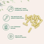 Organic maca root for vitality